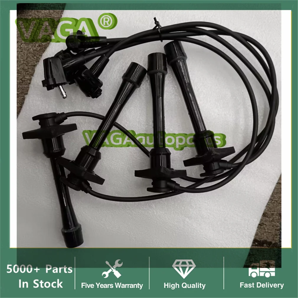 4Pcs Spark Plug Wires Set Silicone Ignition Cable Kit 90919-22327 90919 ...
