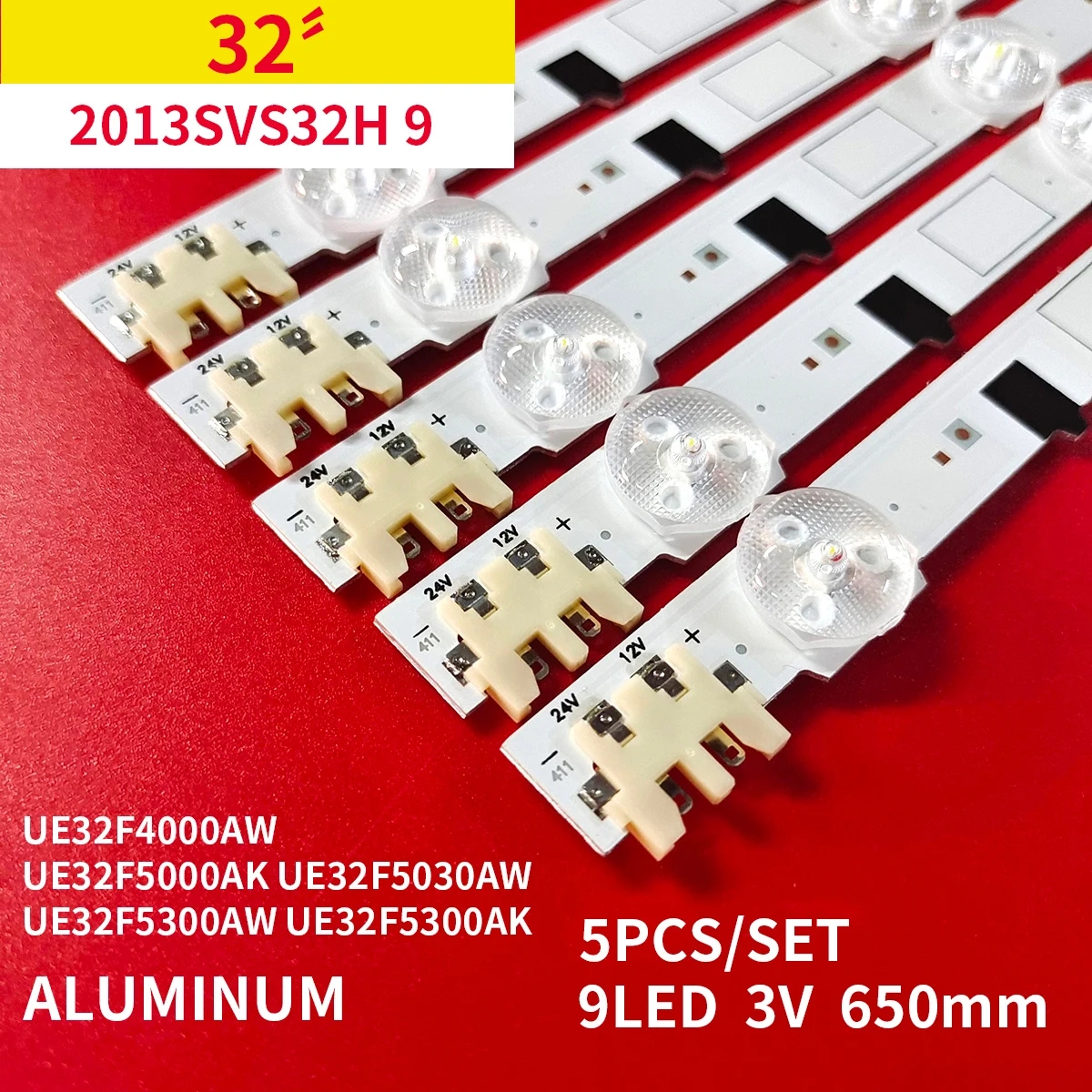 30Pcs/6Set LED Backlight strip for 32" TV UE32F5000 UE32F6100 UE32F4000 ...