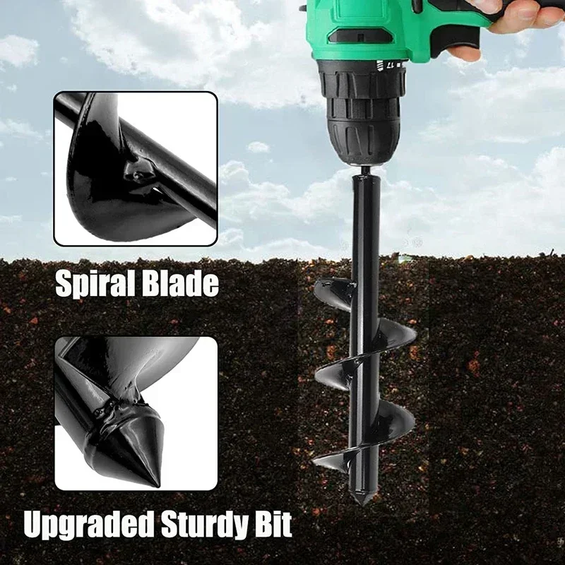 Spiral Drill Bit for Greening and Loosening Soil, Suitable for Planting ...
