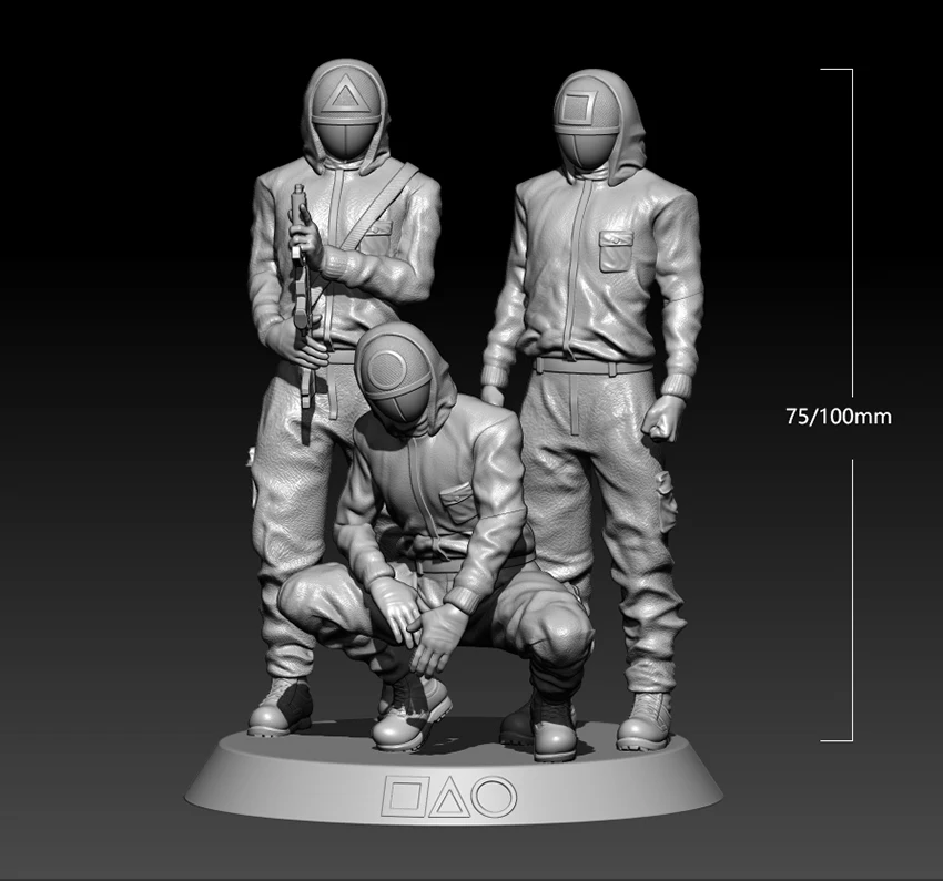 1-24-75mm-1-18-100mm-Resin-Model-Kits-TV-Game-Character-Figure ...