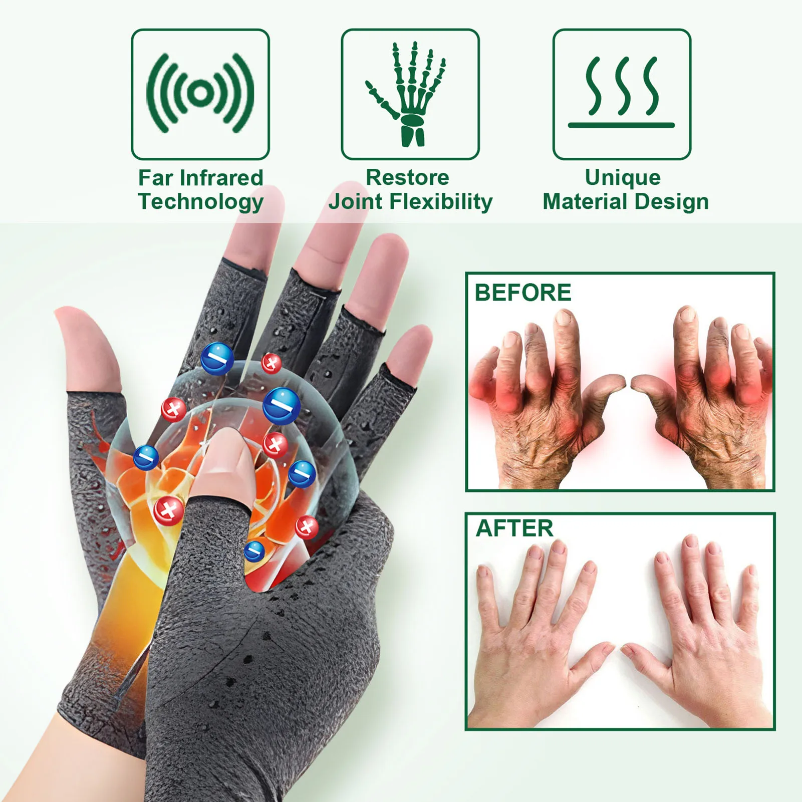 Half-Finger-Joint-Pain-Relief-Gloves-Comfortable-Practical-Stimulating ...