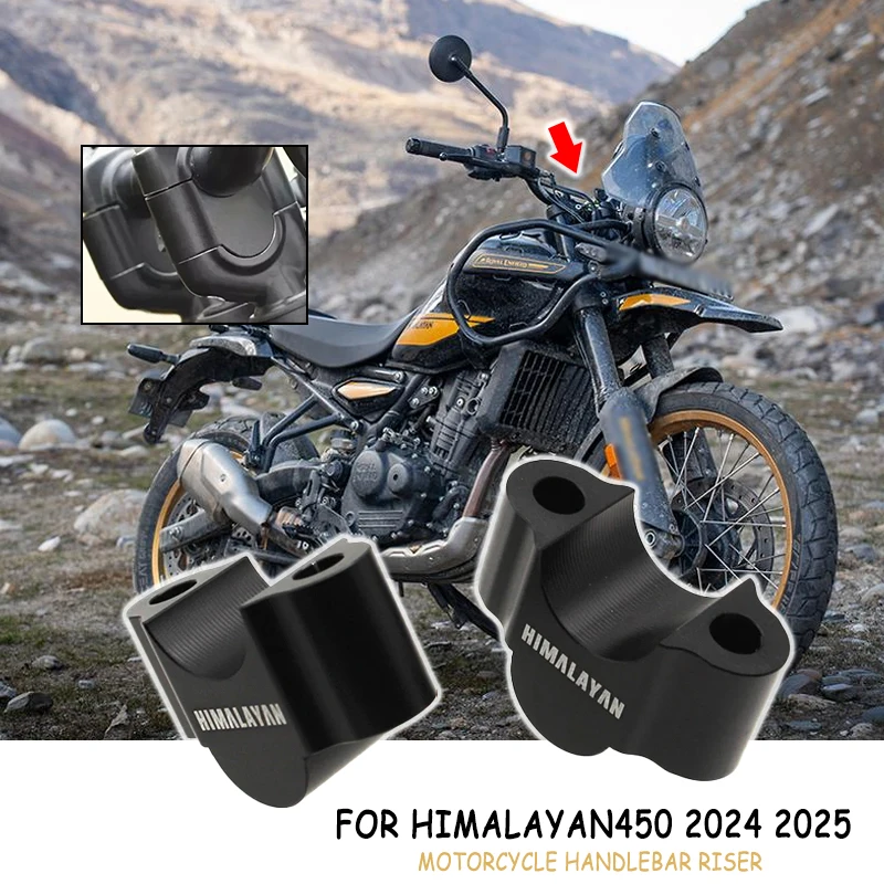 2024-nuevo-Himalayan-450-manillar-de-motocicleta-Riser-montaje-manillar ...