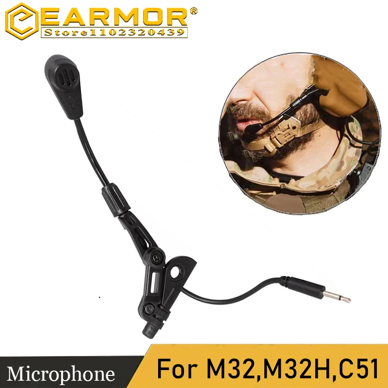 Earmar-tactical-headset-microphone-shooting-earmuff-accessories-for-M32 ...