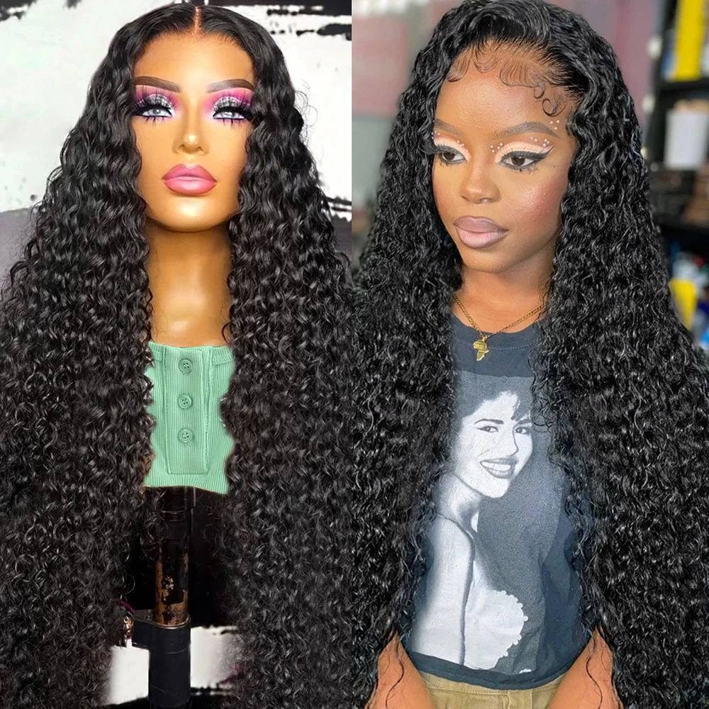 Peluca-de-cabello-humano-rizado-para-mujer-postizo-con-cierre-de-encaje ...