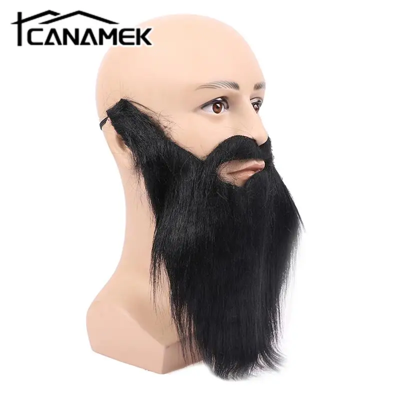 1pc Moustache Festival Caps Face Beard Props Handmade Wig Beard Hats ...