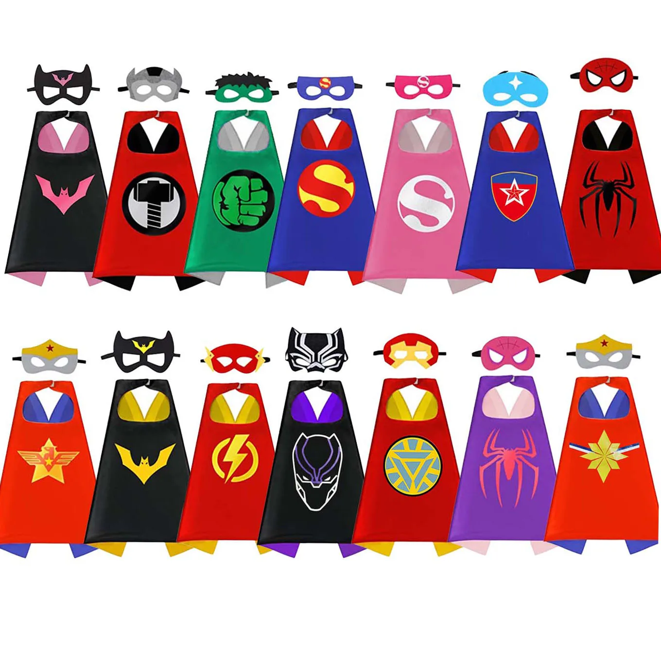 Superhero-Capes-for-Boy-girl-birthday-Gifts-Cartoon-Dress-Up-Costumes ...
