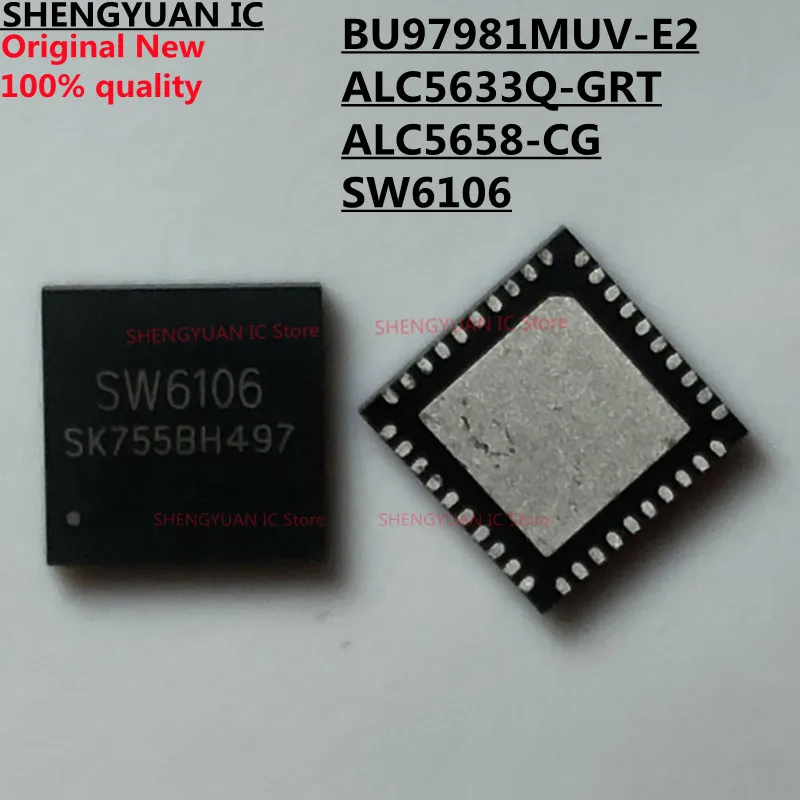 5Pcs BU97981MUV-E2 BU97981MUV BU97981 ALC5658-CG ALC5658 ALC5633Q-GRT ...