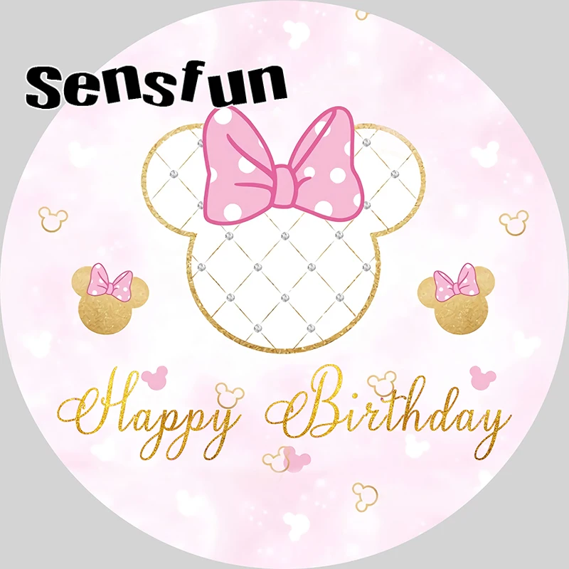 Pink Minnie Mouse Head