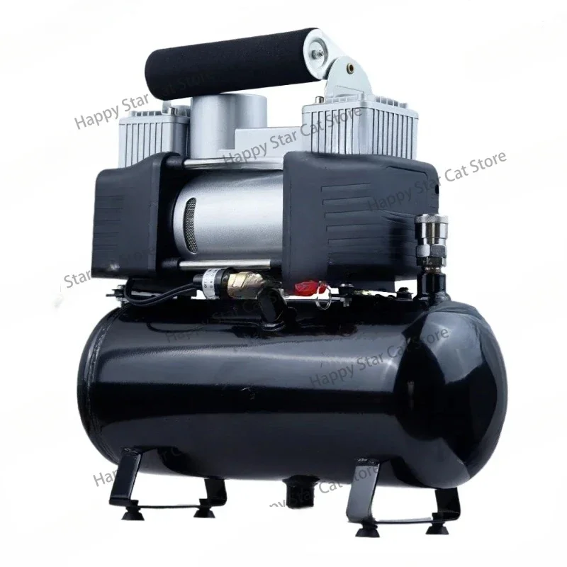 12V-220V-Portable-Dual-Cylinder-Air-Pump-Heavy-Duty-Car-Truck-Air ...