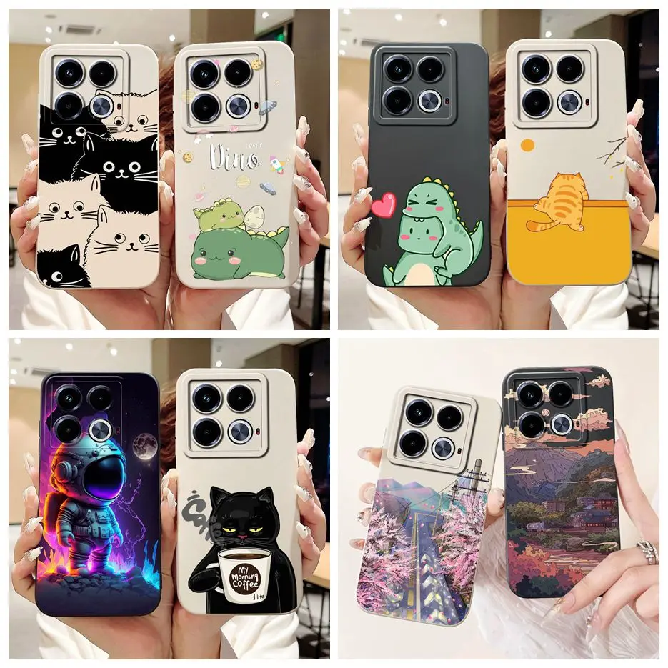 For-Infinix-Note-40-Case-X6853-Cute-Fashion-Cartoon-Cover-Soft-TPU ...