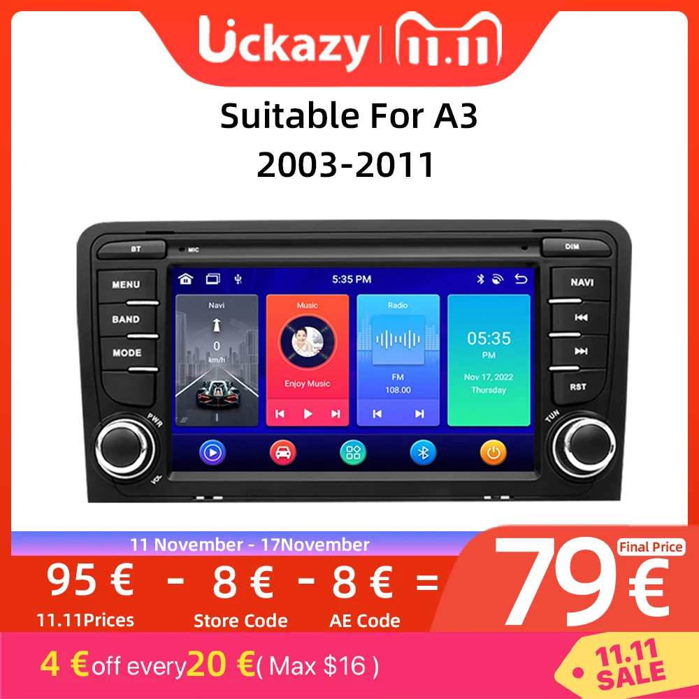 Wireless-Carplay-AutoRadio-2-din-Android-12-Car-Multimedia-Player-For ...
