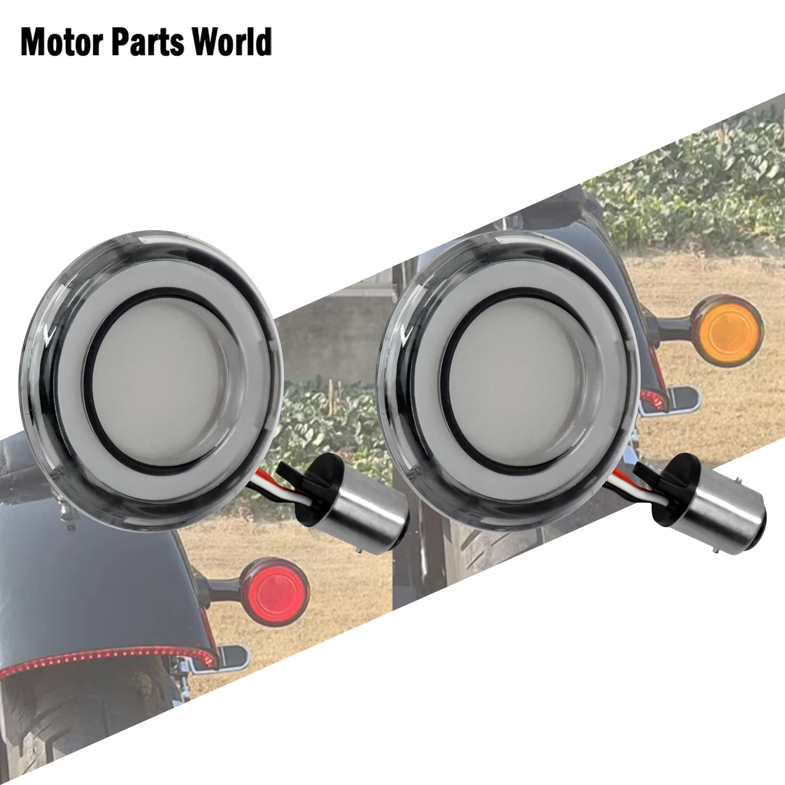 LED-Indicator-Amber-Light-Motorcycle-Red-Running-Lamp-1157-Style-For ...
