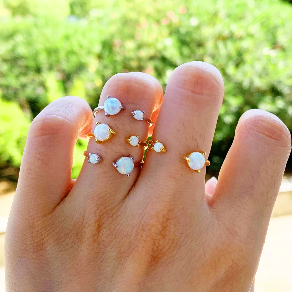 White Fire Opal
