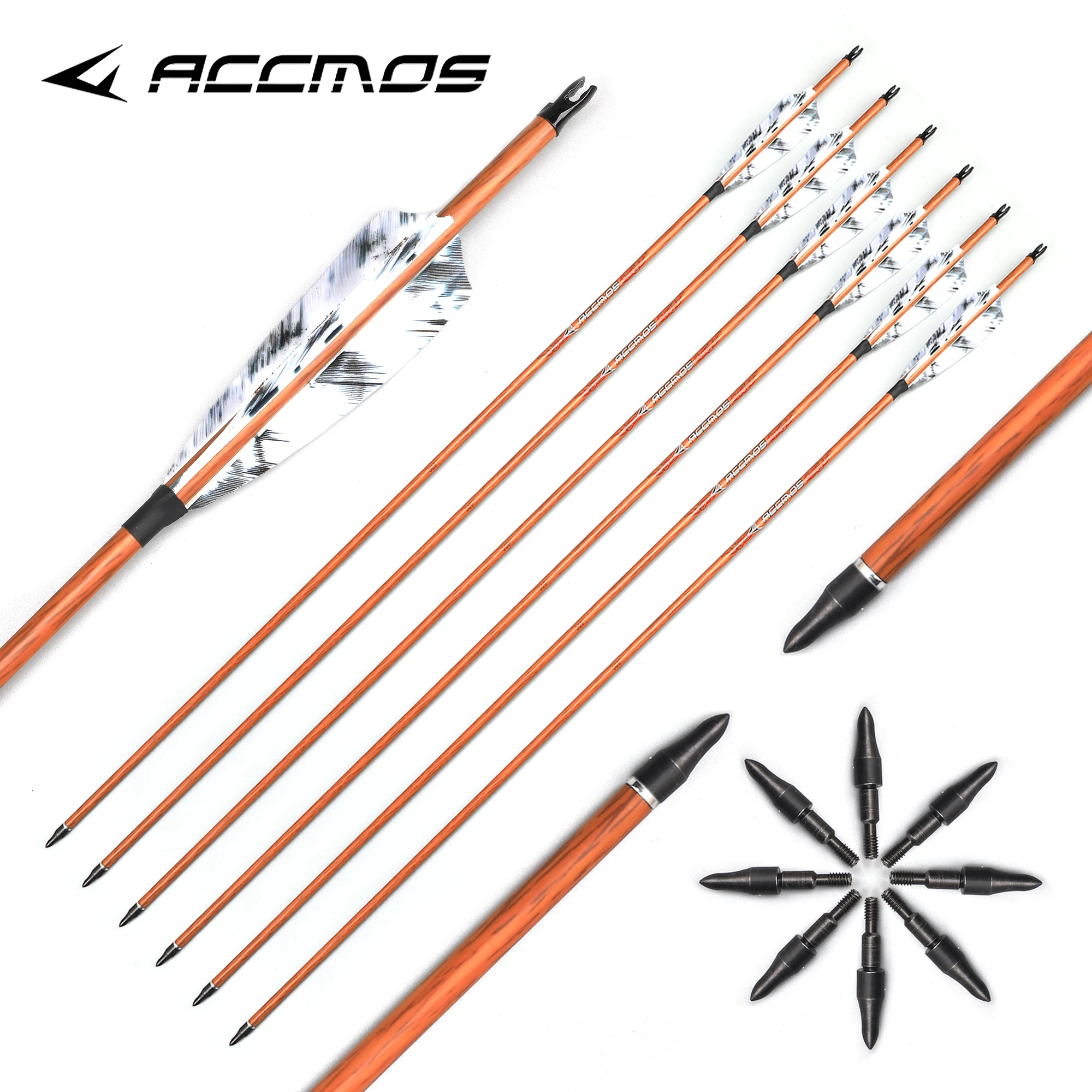 Carbon Arrows With Feathers