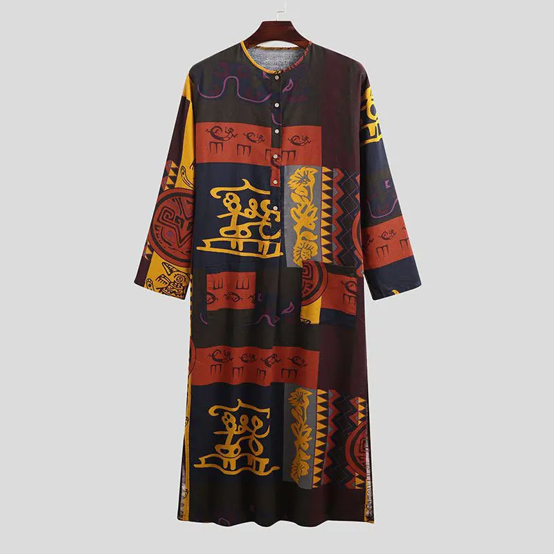Thobe Men Muslim Kaftan Mens Thobe Arab Robe Jubba Thobe Men