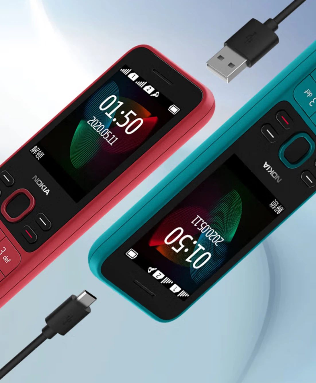 Оригинальный и новый телефон Nokia 150, 2G, телефон с диагональю 2,4 ...