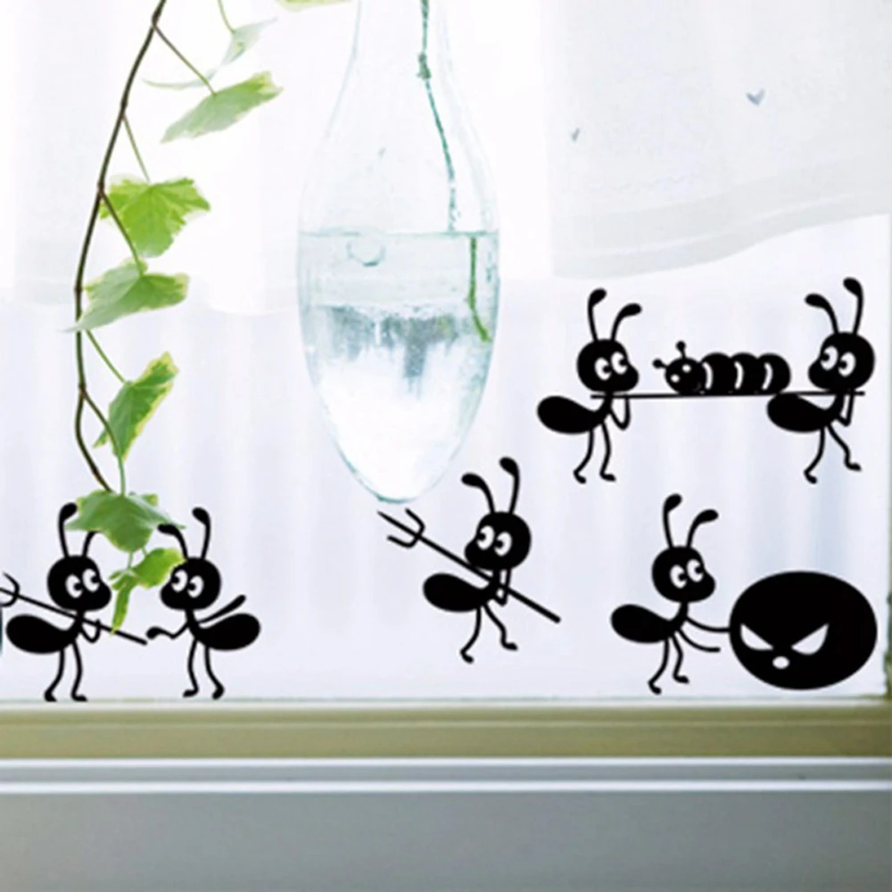Mural Cartoon Sticker | Glass Decals Stickers | Glass Wall Sticker ...