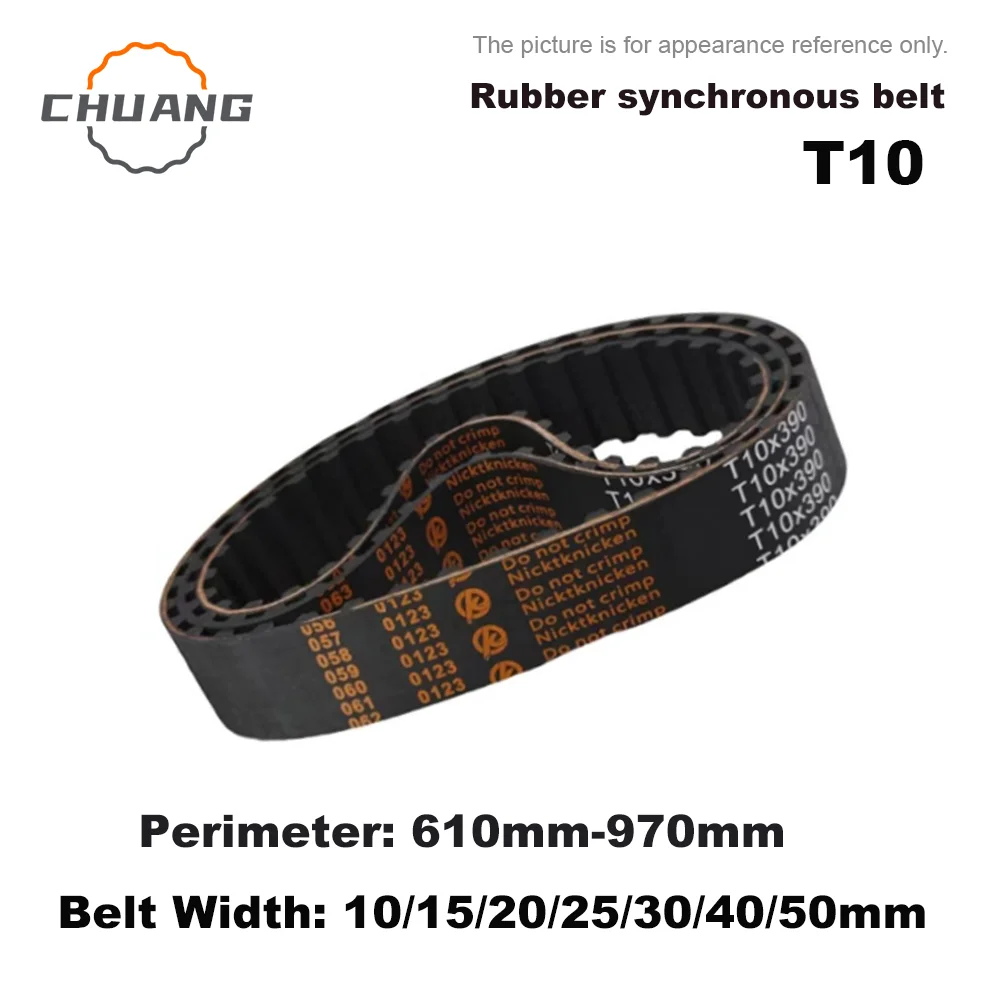 circumference: 610mm-970mm T10 Timing belt bandwidth: 10/15/20/25/30/40 ...