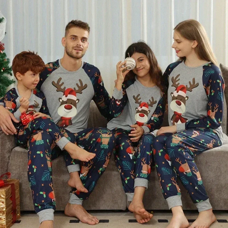 Conjunto-de-pijamas-estampados-a-juego-para-la-familia-ropa-de-dormir ...
