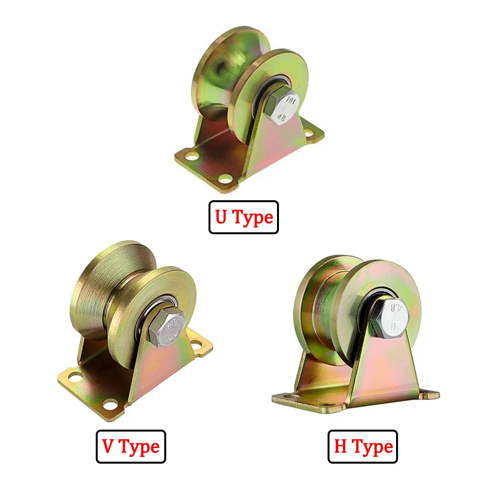 2-4Pcs-V-Yype-U-Type-H-Type-Heavy-Duty-Rigid-Caster-Wheel-For-Inverted ...