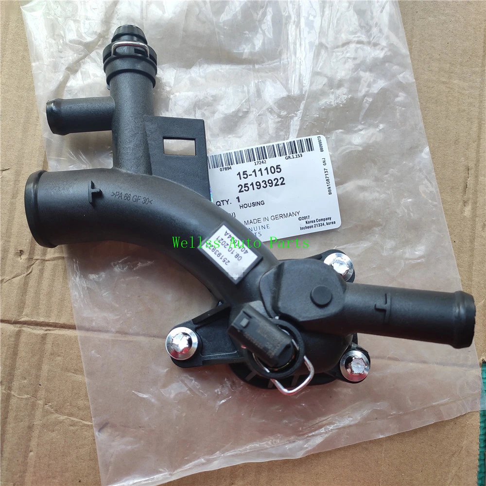 Thermostat Housing 25193922 Water Pump Outlet For Chevrolet Cruze Sonic ...
