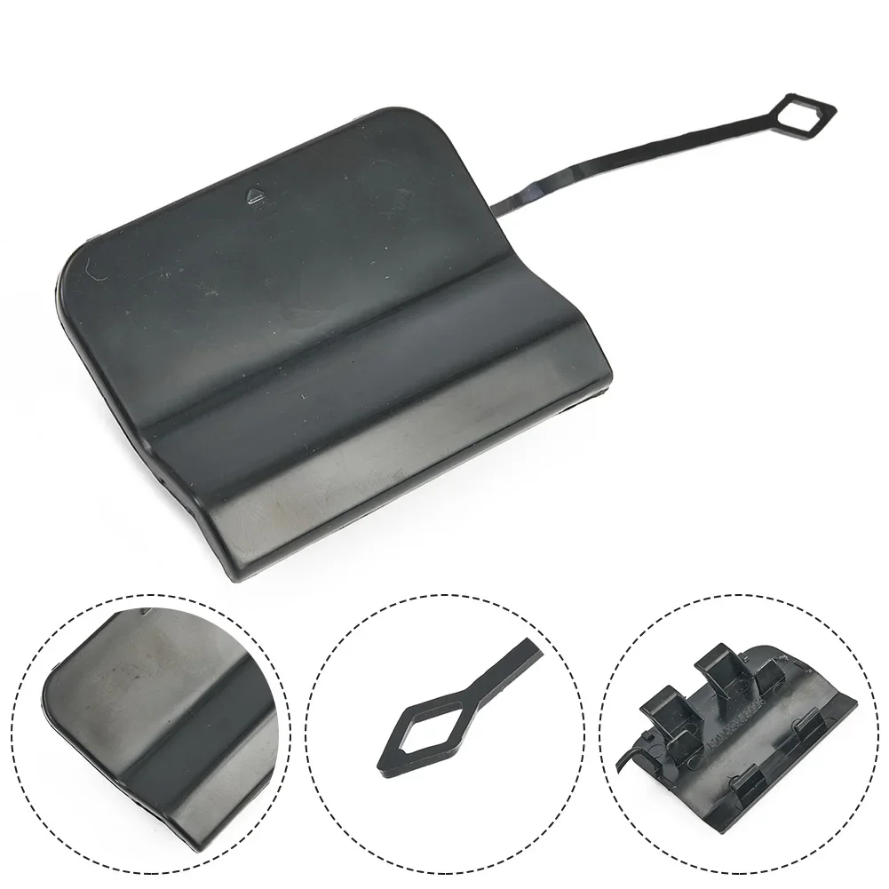 Black-Plastic-Car-Rear-Bumper-Tow-Hook-Cover-A2048856223-For-Mercedes ...