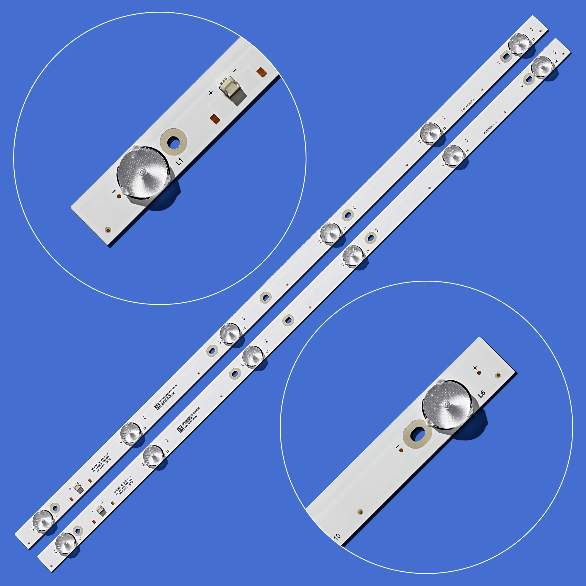 Tvs Led Backlight Strips Ms-l1343 V1 V2 8d32-dnwr-a3206b 32" Led Tv ...