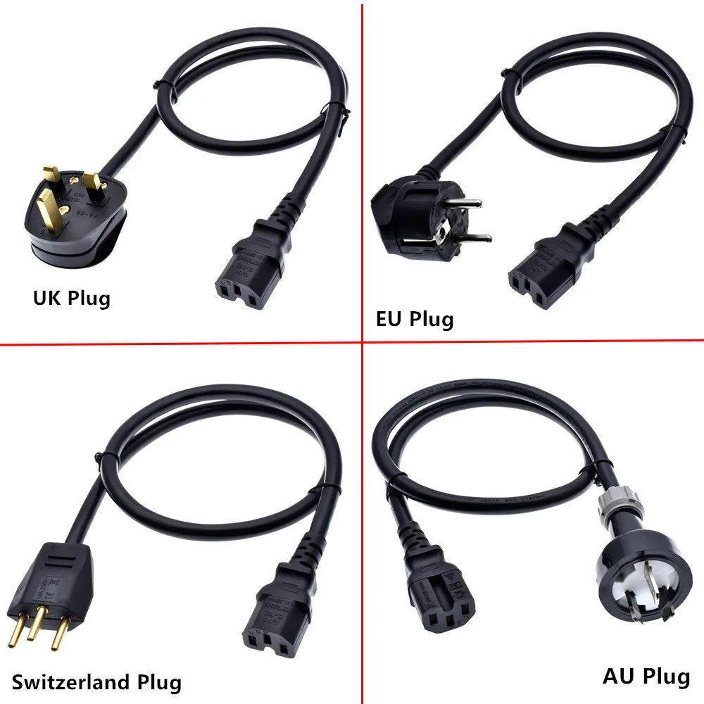 3PIN-EU-Power-Cord-US-UK-AU-Italy-Plug-IEC-C15-Power-Adapter-Cable-For ...