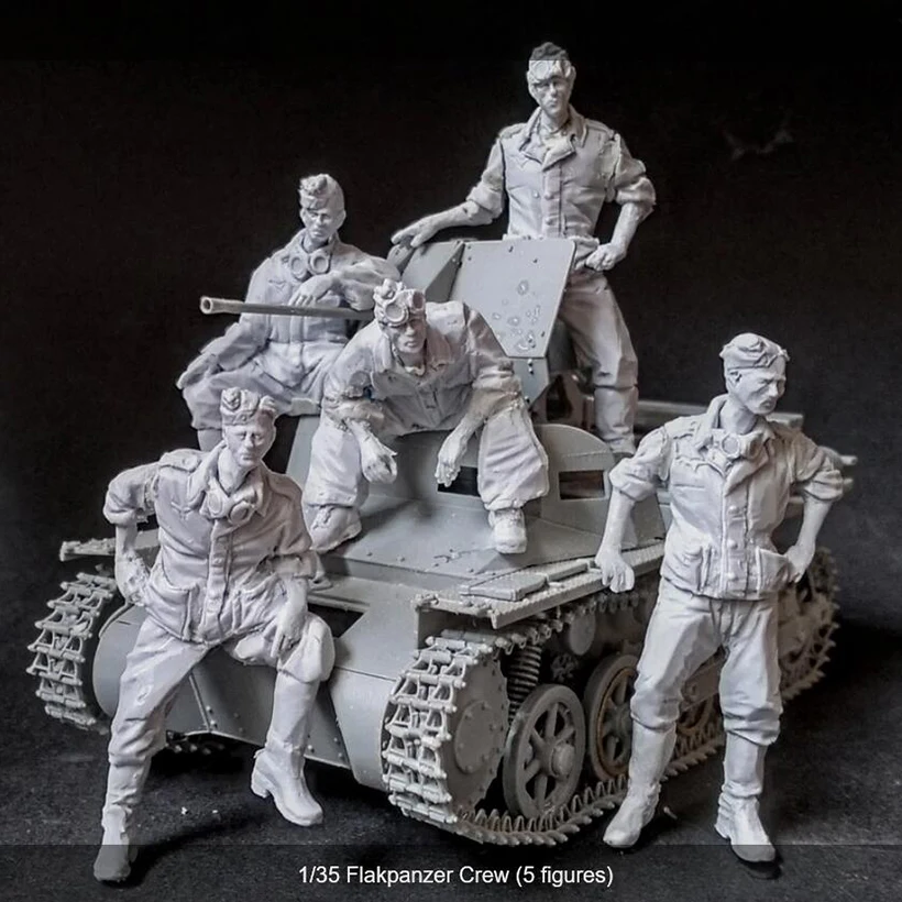 1/35 Scale Unpainted Resin Figure Building Kit - Model Building Kits ...