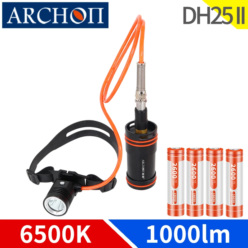 DH25-II-Scuba-diving-headlight-1000lm-Long-endurance-dive-lights-Underwater-100m-Dive-torch-Sea ...