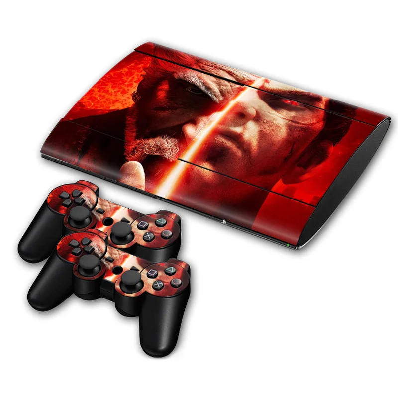 Game Vinyl Decal Cover Faceplate Mod Skin Kit per PS3 super Slim Skin ...