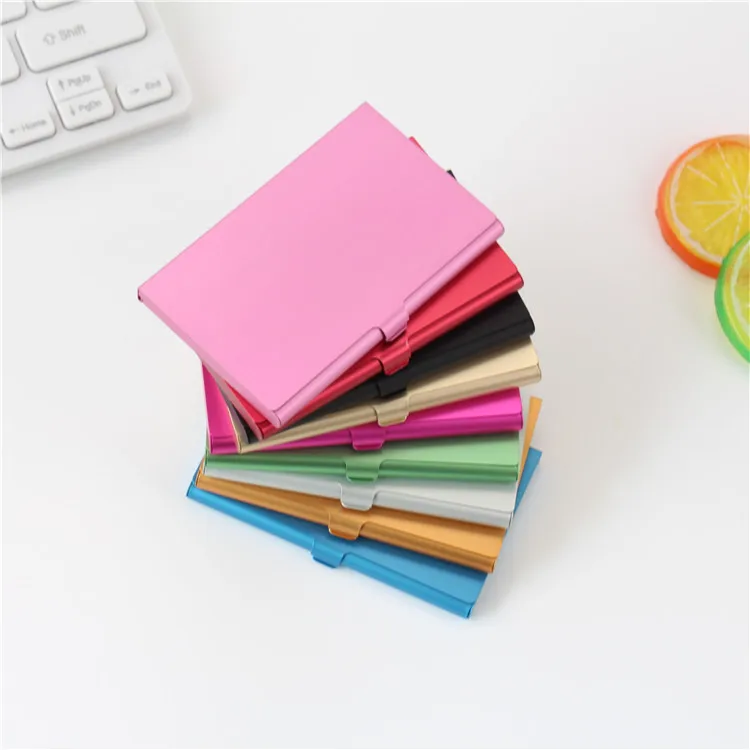 Business Aluminum Alloy Business Card Box, Portable and Portable ...