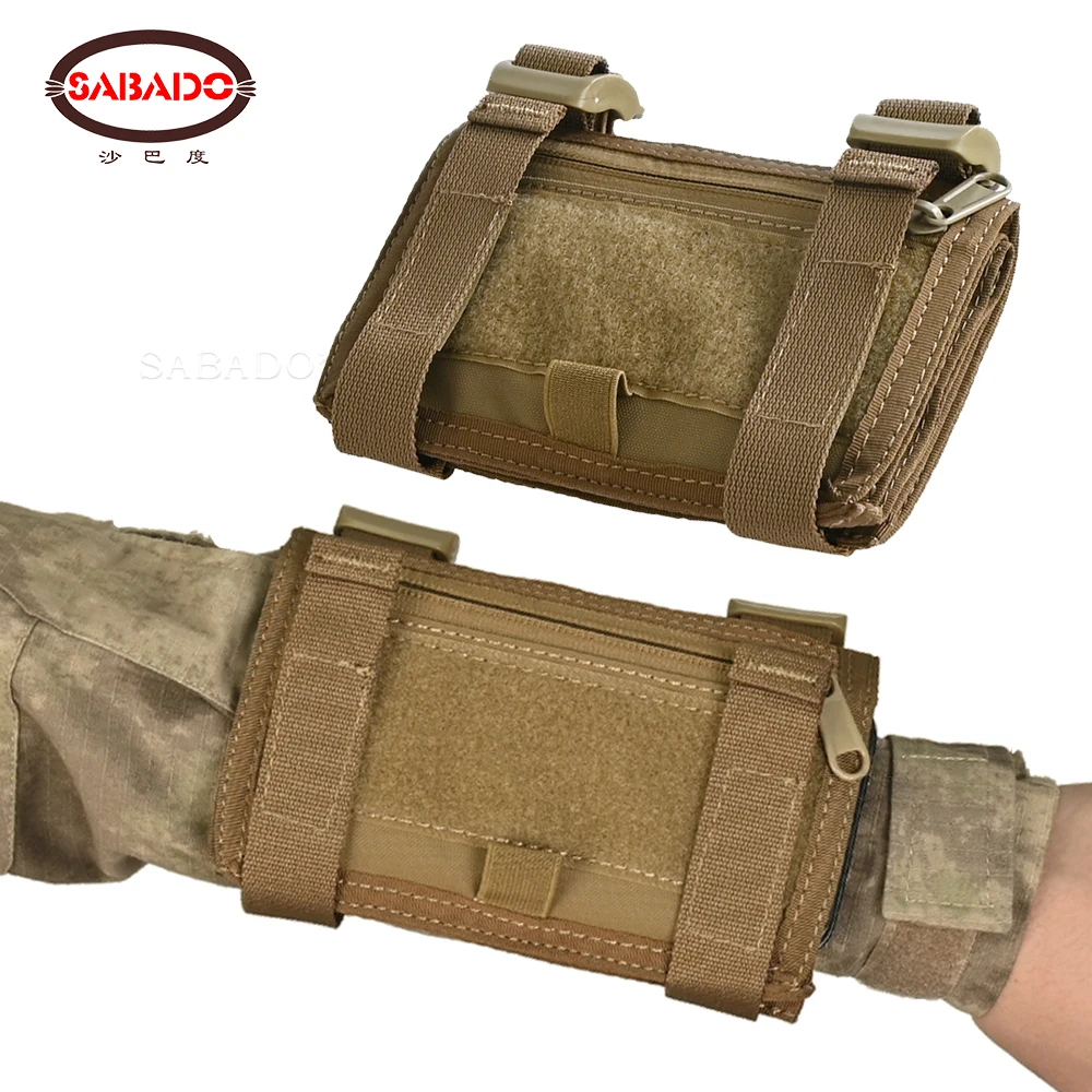 Tactical-Gear-Armband-Sleeve-QB-Wrist-Map-Holder-Military-Arm-Pouch ...