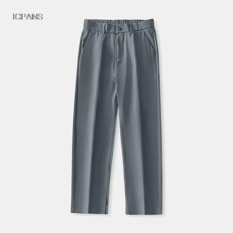 Pantalon plissé homme - Mode coréenne - 3321 - Semi-large - Taille ...