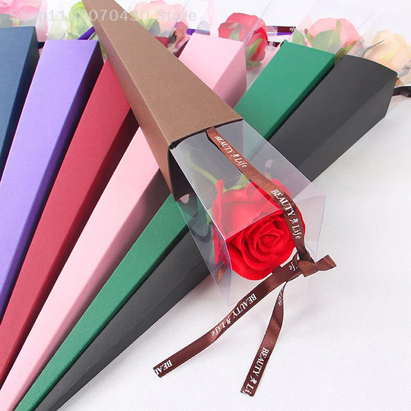 1pc-Elegant-Single-Flower-Rose-Cone-Gift-Box-Valentine-s-Day-Wedding ...
