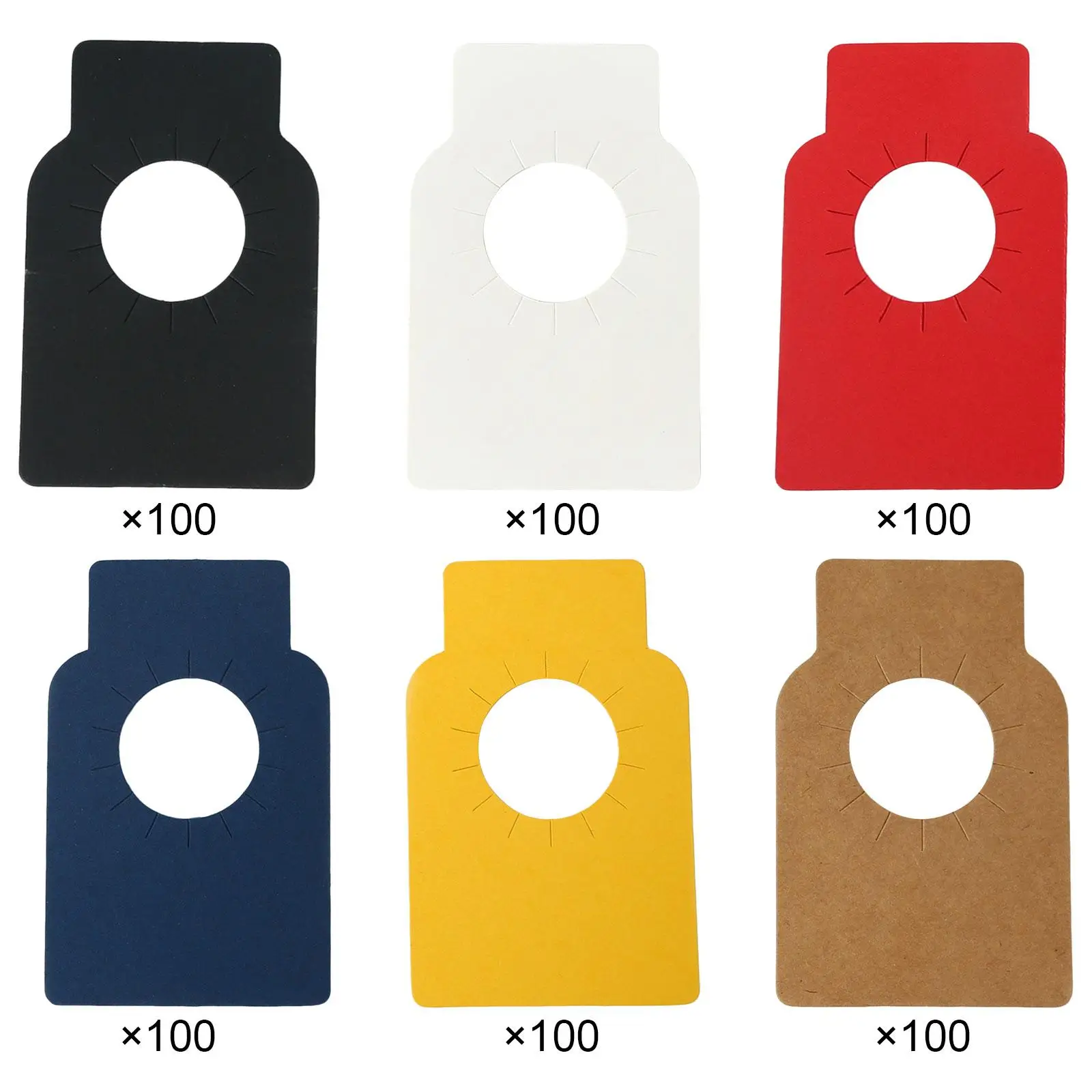 100 Pieces Wine Bottle Neck Tags Paper Tags Wine Hanging Tags Wine ...
