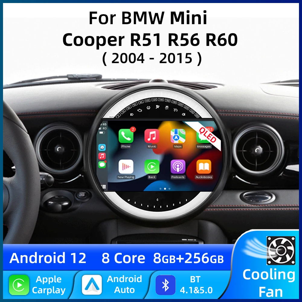 สำหรับ BMW Mini Cooper R51 R56 R60 Android รถวิทยุ DVD มัลติมีเดียรถ ...