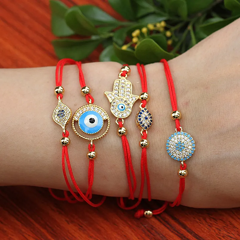 Turkish-Eye-Fashion-Bracelet-Adjustable-Red-String-Cubic-Zircon-Turkey ...