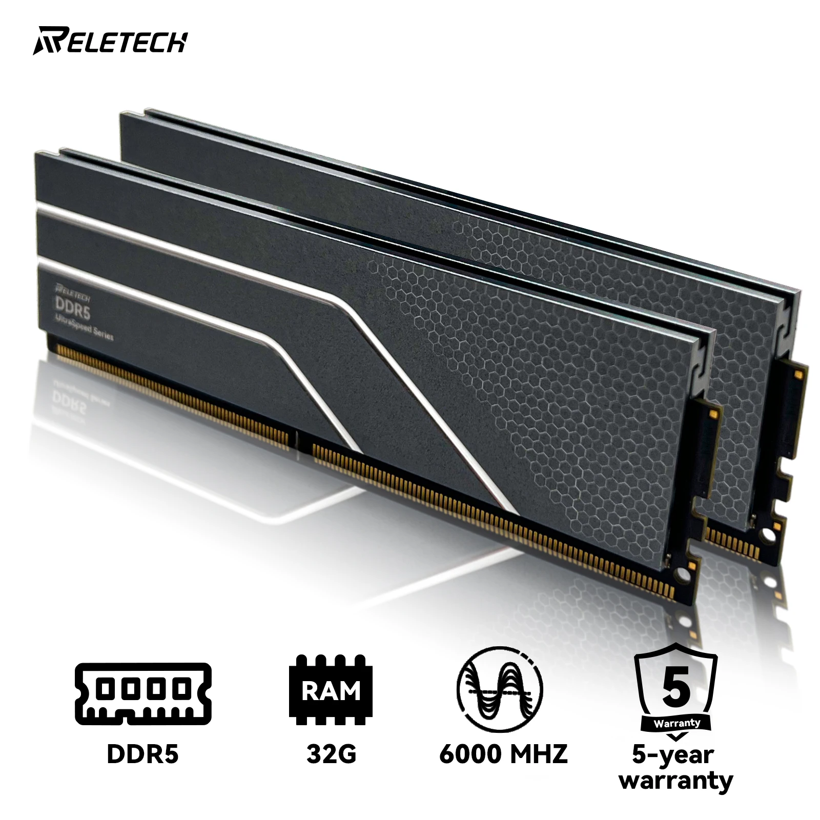 High-Performance DDR5 RAM 32GB (2x16GB) 6000MHz - Overclocking Ready ...