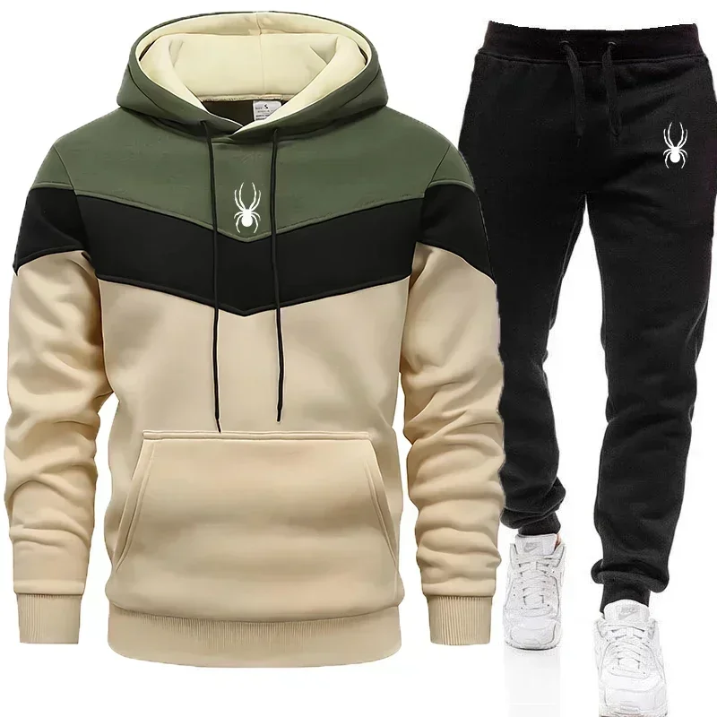 2024-Men-s-Jogging-Tracksuit-Casual-Sweatsuit-Daily-Workout-Sportswear ...