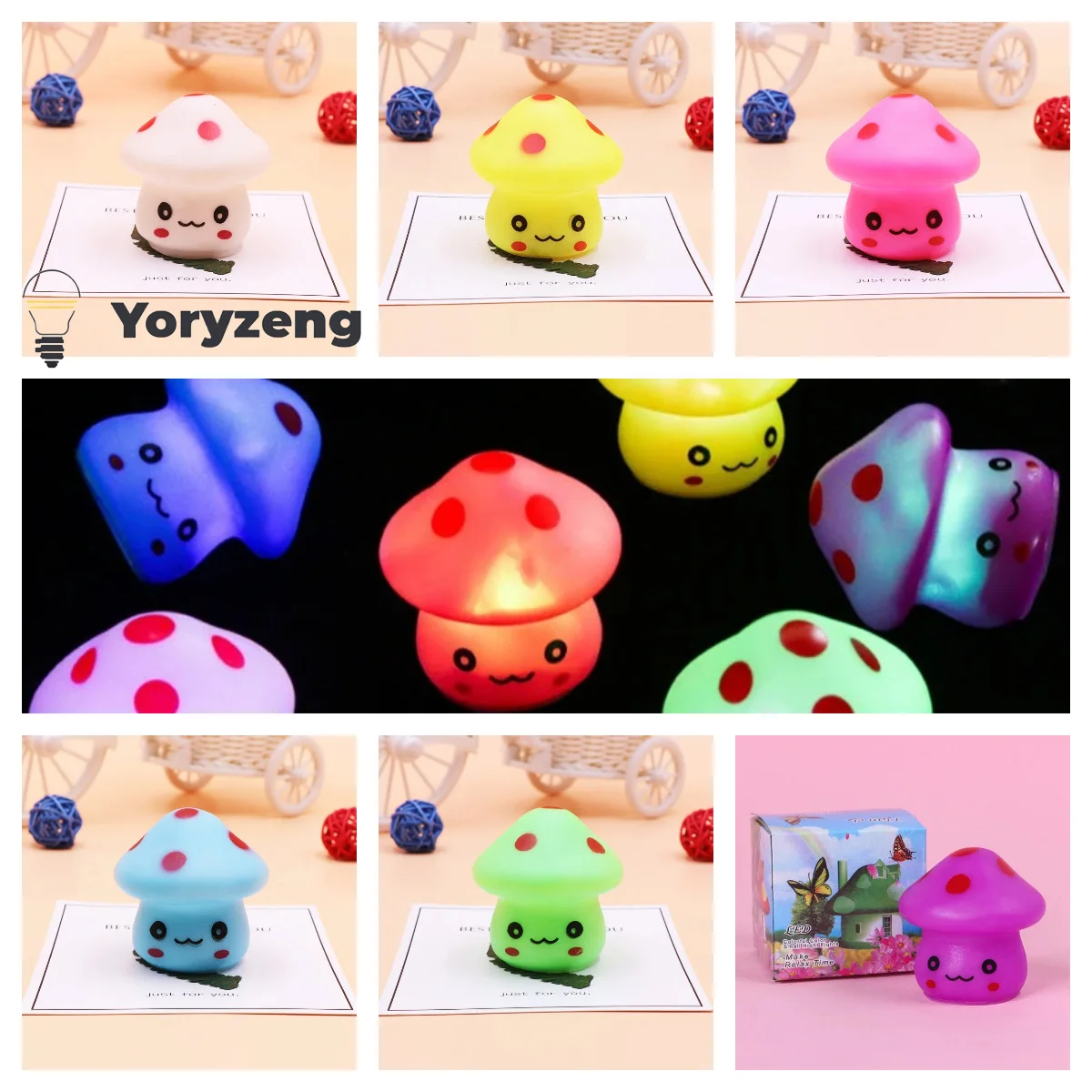 Mushroom-Battery-Powered-3V-LED-Light-Multicolor-Cute-Night-Lamp-For ...
