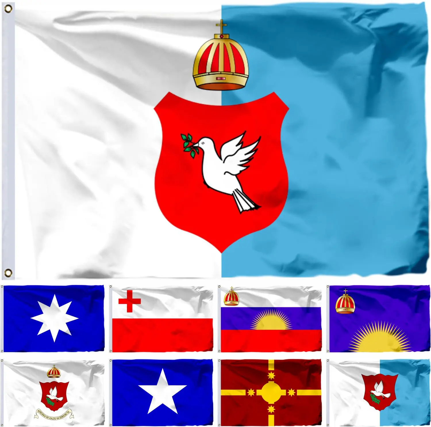 Bandera-del-Reino-Unido-de-Fiyi-3X5FT-Bau-Banner-90X150CM-Lau-21X14CM ...
