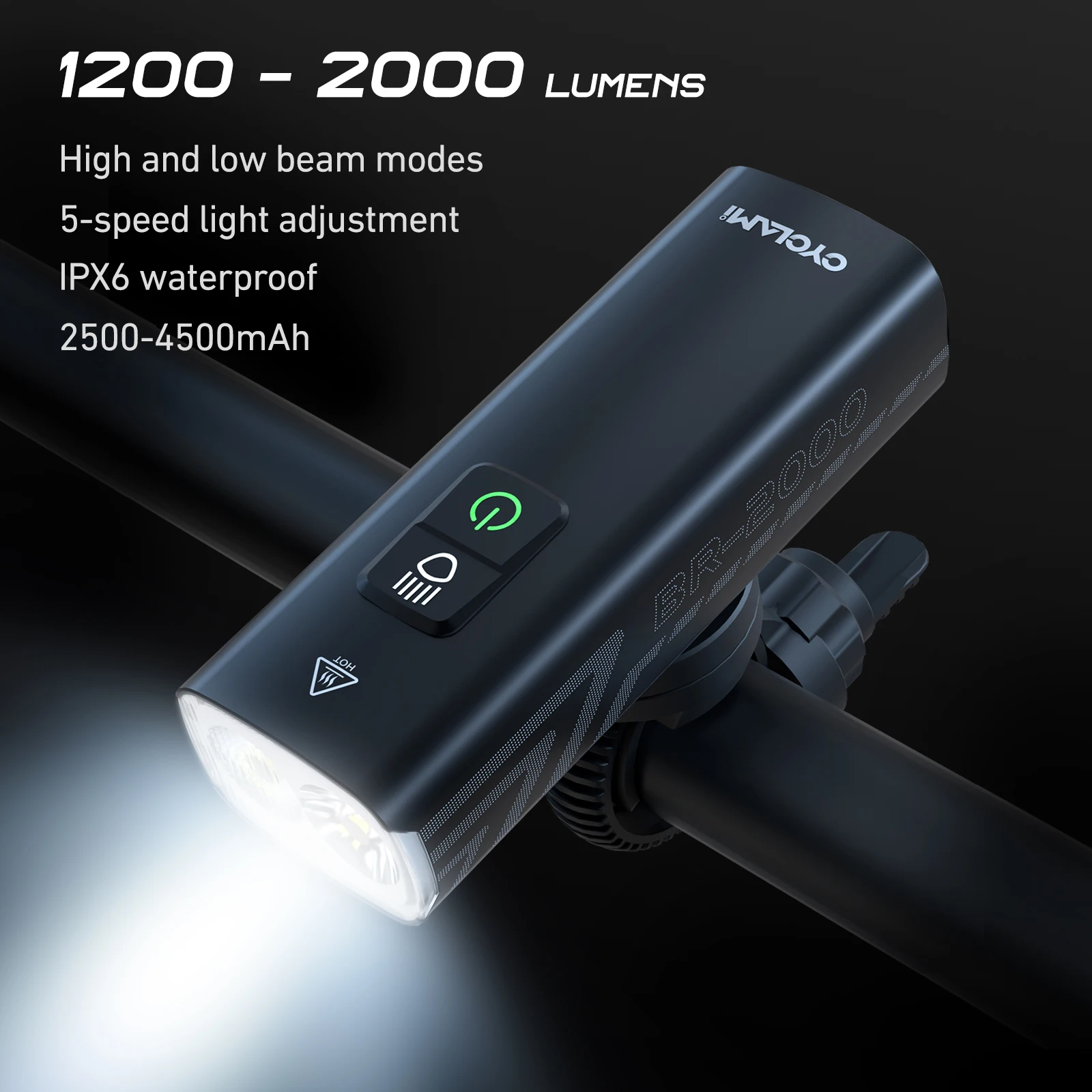 CYCLAMI-Bike-Headlight-Bicycle-Front-Light-Flashlight-Handlebar-Type-C ...