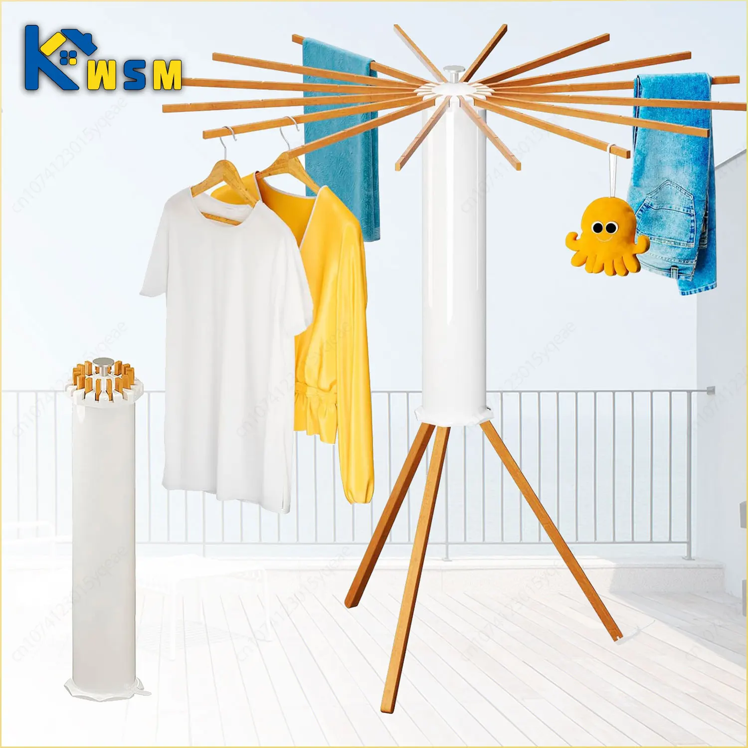 Foldable-Octopus-style-Clothes-Drying-Rack-Foldable-Clothes-Drying ...