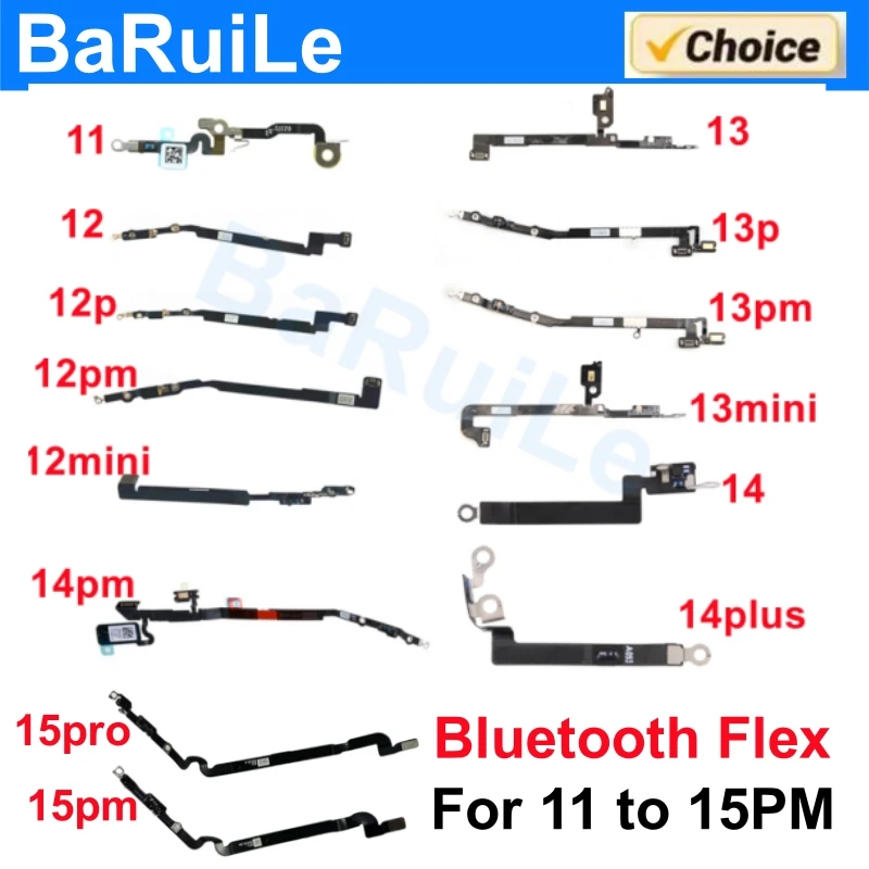 BaRuiLe 1pcs Bluetooth Signal NFC Flex Cable For iPhone 11 12 Mini 14 ...