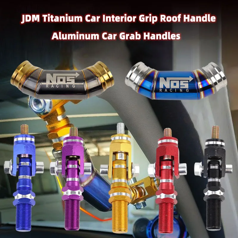 Universal Car Roof Handle Bar Grip Aluminum Interior Roll Bar Grab ...