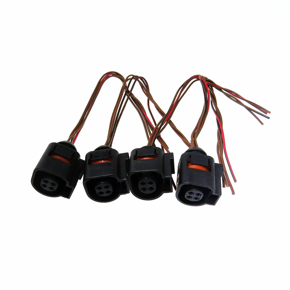 Qty4 4 Pin Coolant Temperature Sensor Plug 4B0 973 712 for VW Golf ...