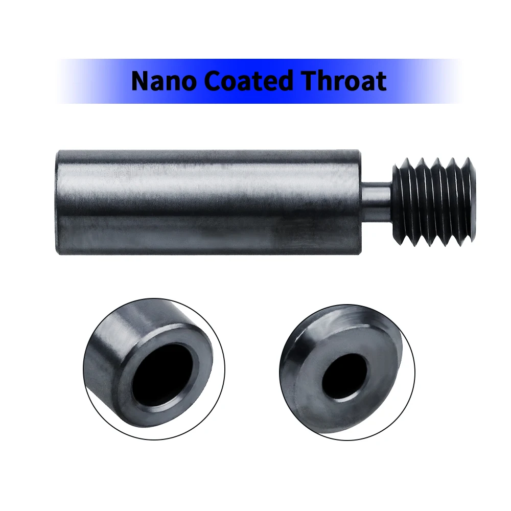 Ender3 CR10 Heatbreak Bimetal Nano Coated Throat Titanium Alloy Copper ...