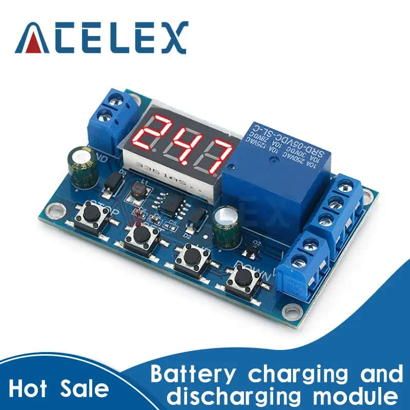 Battery-Charge-Discharge-Module-Integrated-Voltmeter-Undervoltage ...