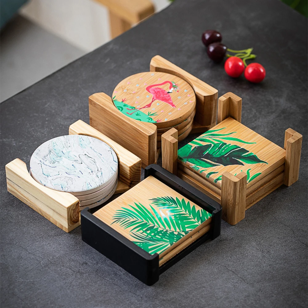 Tea-Coffee-Mug-Placemat-Storage-Coaster-Holder-Iron-Tea-Coffee-Mug ...